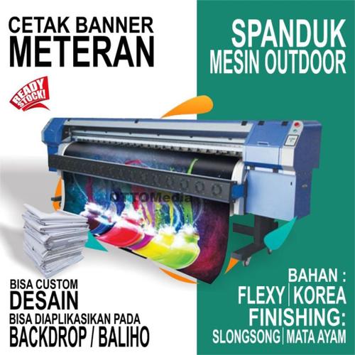 Jual CETAK BANNER SPANDUK TOKO RUKO KIOS METERAN FLEXI KORCIN MURAH ...