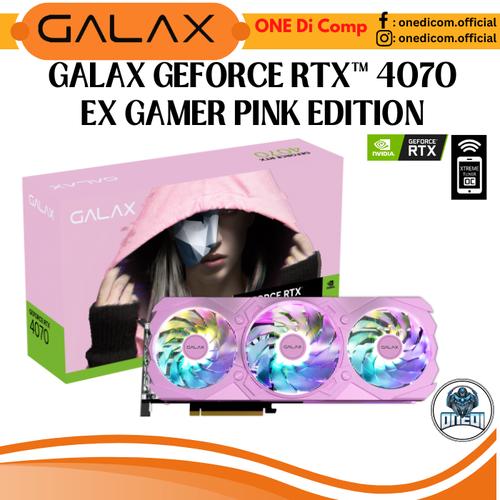 Jual VGA GALAX GEFORCE RTX 4070 12GB DDR6X EX GAMER 1 CLICK OC PINK ...