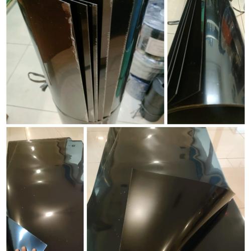 Jual mika pvc hitam lembaran tebal. 0.5 mm x lebar. 120 cm x panjang.200cm - Jakarta Barat ...