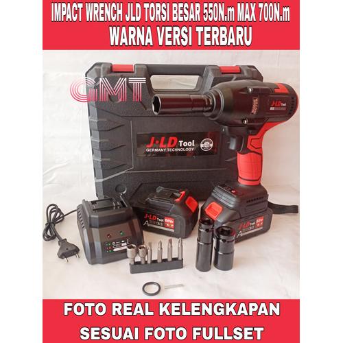 Jual IMPAK JLD CORDLESS IMPACT WRENCH TORSI BESAR 550Nm BOR BUKA BAUT ...