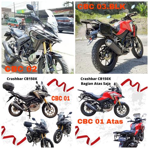 Promo Crashbar Honda CB150X Tubular CB150X by Sobat Bikers bebas pilih warna - CBC 02, Silver ...