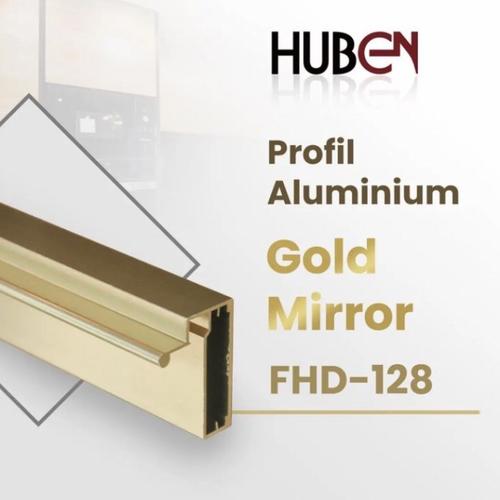 Jual Profil Tarikan Handle FHD 128 GOLD Aluminium Frame Kitchen Lis ...