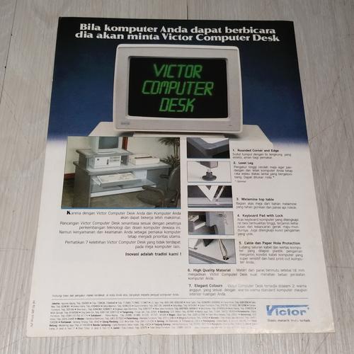 Jual Iklan Cetak Jadul Victor Desk Computer - Kota Bandung - Kawan ...