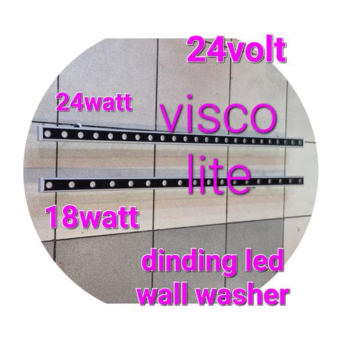 Jual lampu dinding wall washer 18watt 24watt 24volt - spotlight wall linear - 18watt 18mata ...