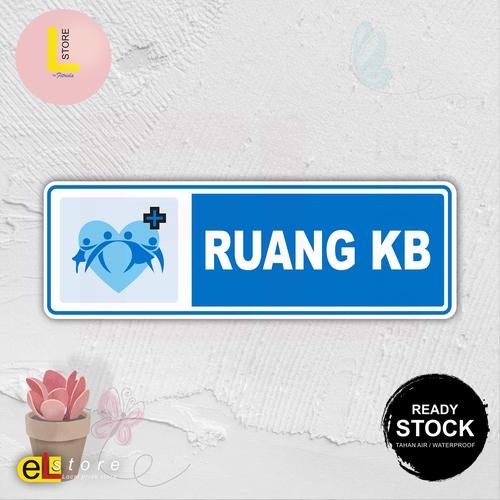 Jual Stiker Rambu Ruang KB - Jakarta Barat - eL_fitstore | Tokopedia