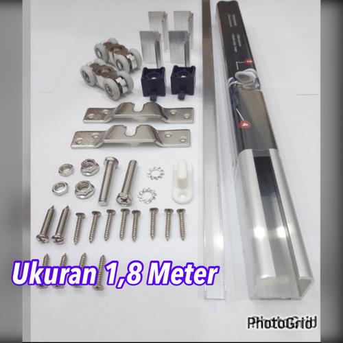 Jual RELL PINTU SLIDING 1,8 METER REL PINTU GESER UKURAN 1,8 METER J3 ... Jual RELL PINTU SLIDING 1,8 METER REL PINTU GESER UKURAN 1,8 METER J3 ...