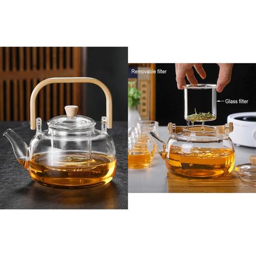 Jual Teko Teh Teapot Japanese Style Wood Handle Teko Air Teko Gagang ...