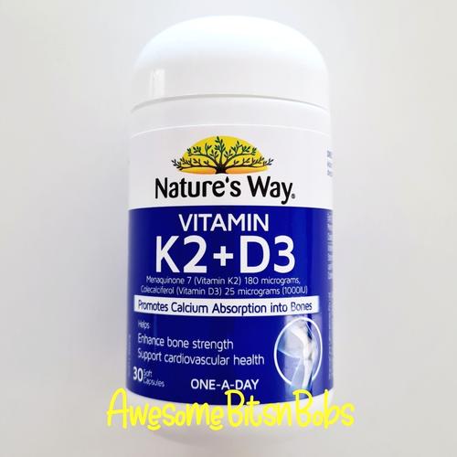 Jual Nature's Way Vitamin K2 + D3 30 Capsules - Jakarta Pusat ...