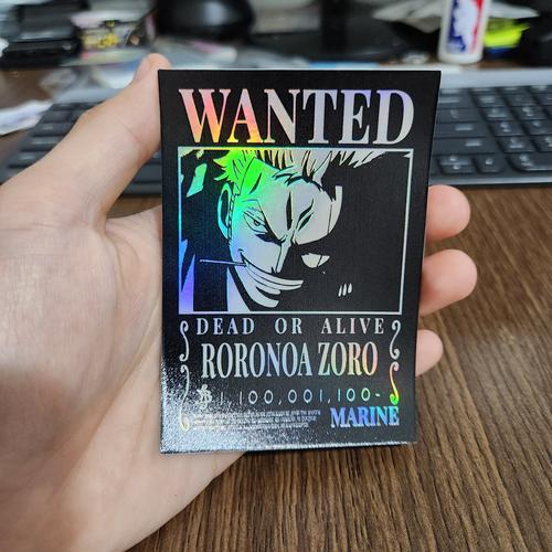 Jual Sticker Hologram Anime - PSH1624 - One Piece - Zoro - Jakarta ...