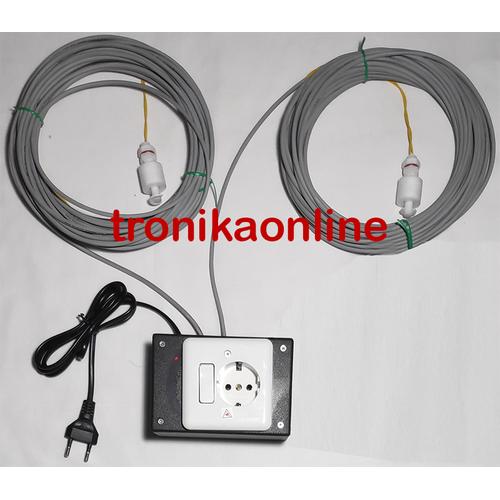 Jual Water Level Sensor Control Otomatis Pompa Air Penuh ON jika Habis ...