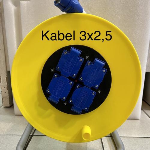 Jual roll kabel 50 meter kabel 3x2,5mm kabel roll SNI LMK standar pln ...