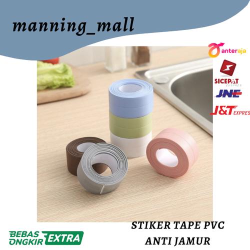 Jual TAPE PEREKAT ANTI AIR JAMUR MINYAK PVC LAKBAN STRIP Sticker Anti ...