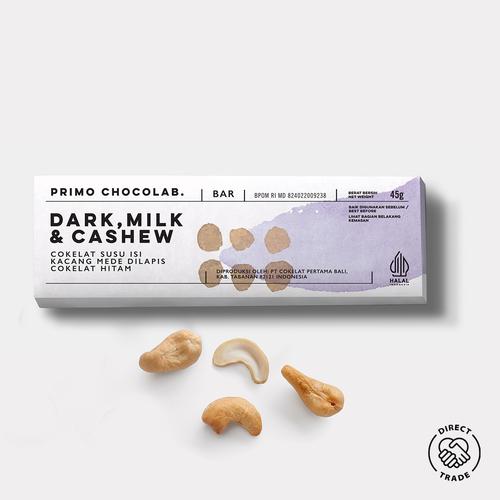 Jual Primo Chocolab Dark Chocolate Bar - Milk and Cashew - Kab. Tabanan ...