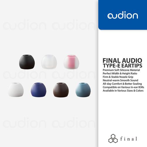 Jual FINAL AUDIO TYPE-E/TYPE E Soft & Comfortable Silicone Eartips ...
