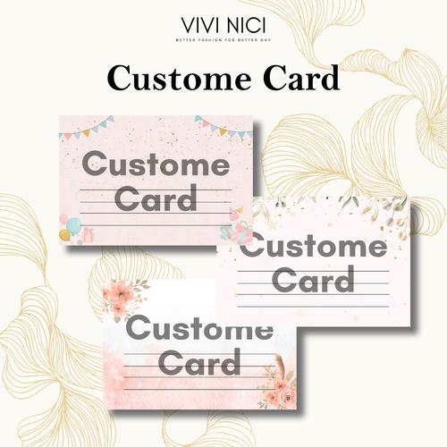 Promo VIVI NICI - Gift Card Special Day / Kartu Ucapan Special Costum ...