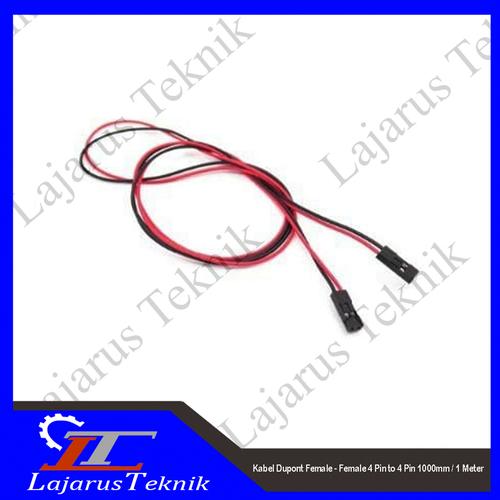 Jual Kabel Dupont Female - Female 4 Pin to 4 Pin 1000mm / 1 Meter ...