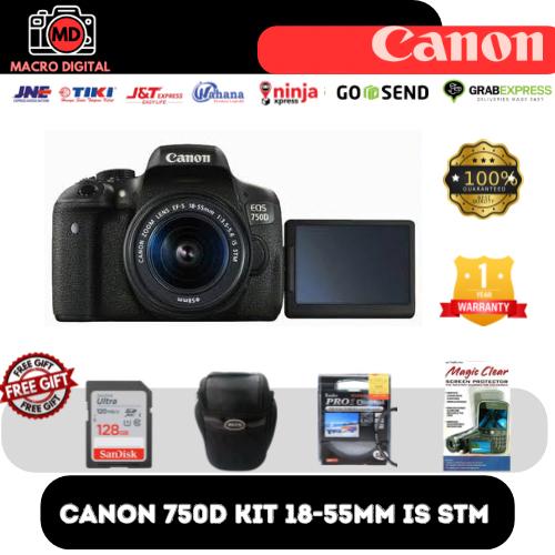 Jual CAMERA CANON EOS 750D KIT 18-55MM IS STM / CANON 750D KIT 18-55MM ...