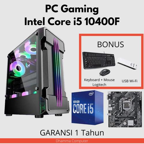 Jual PC Gaming Paket CPU Rakitan Komputer Intel Core i5 10400F VGA - Kota Bandung - Dhamma ...