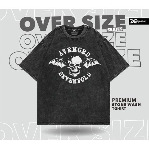 Promo Kaos BAND AVENGED SEVENFOLD Stone Wash Oversize/Tshirt A7X ...
