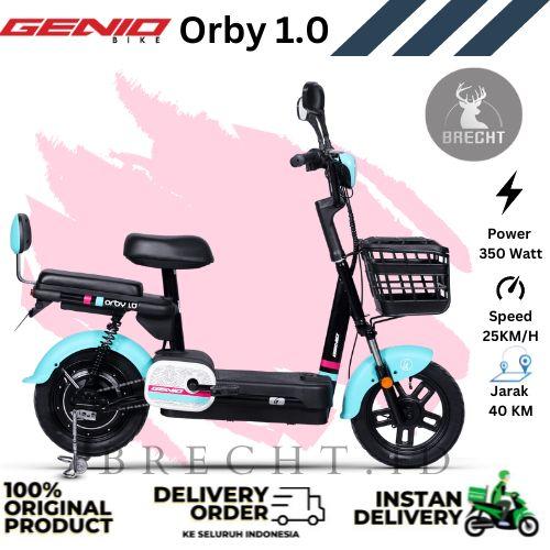 Jual Sepeda Listrik GENIO ORBY 1.0 Electric E-Bike 350 Watt - Pink ...