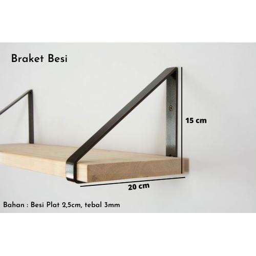 Jual Braket Besi Siku Rak Untuk Ambalan Dinding Simpel Minimalis - Kab ...