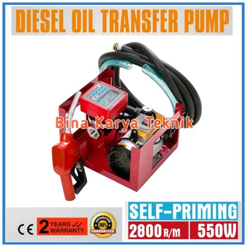 Jual Pompa transfer BBM digital flowmeter fuel transfer pump solar ...
