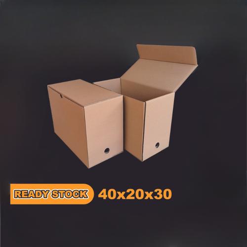 Jual Box Dokumen Arsip Polos Box Penyimpanan File Map Binder Kardus ...