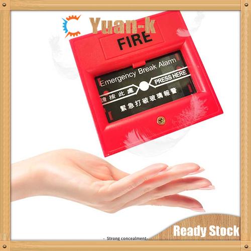 Jual Manual Call Point Fire Alarm Manual Call Point Push Button - Merah ...