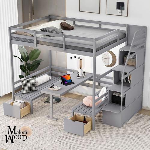 Jual LF-14 Loft bed besi ranjang tempat tidur minimalis dipan divan ...
