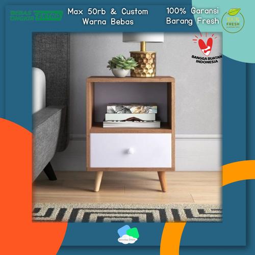 Jual BedSide Meja Cabinet Kecil Nakas Tempat Casan Night Stand ...
