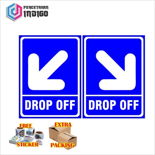 Jual plat alumunium rambu drop off - 30x40 - Kab. Bekasi - PERCETAKAN ...