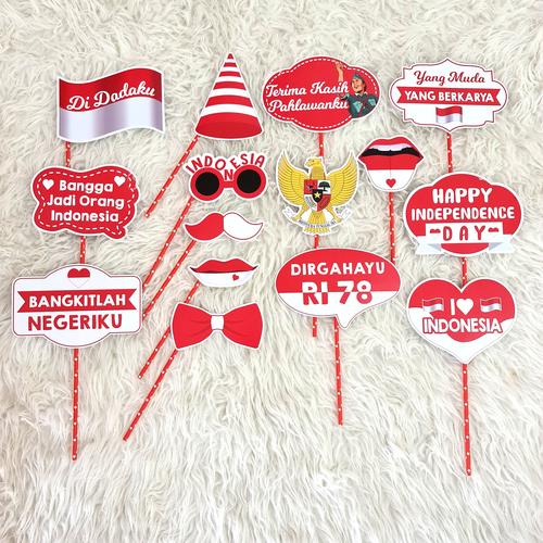 Jual Acc Photobooth HUT RI/ Photo Props Dirgahayu RI Aksesoris Foto ...