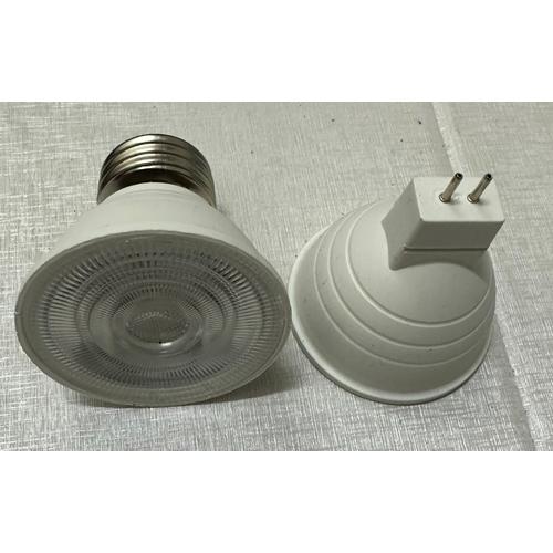 Jual lampu halogen 7 watt led fitting MR 16 / E27 Kuning Putih ...