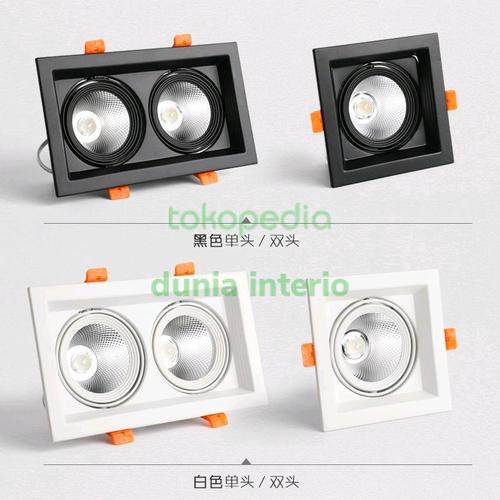 Jual Lampu Downlight LED Inbow Spotlight Sorot spot 1 Gang/2gang ...
