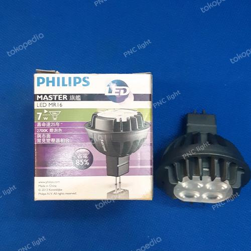 Jual PHILIPS MASTER LED MR16 7W 12V 2700K WARM WHITE 60D DIMMABLE ...