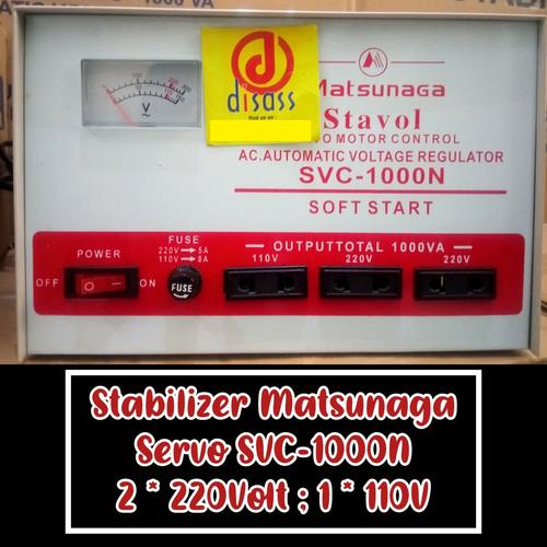Jual Stavol Stabilizer Matsunaga 1000 VA Stavolt 1000VA Komputer - Kota ...