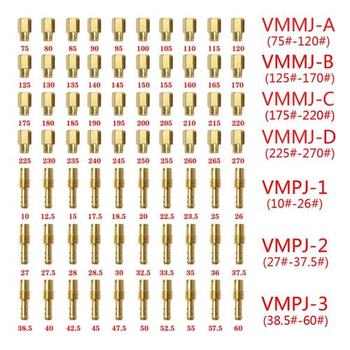 Jual 10 set Main Pilot jet Mikuni VM TM VM22 VM24 VM26 VM28 Ninja ...