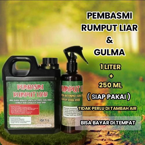 Jual Pembasmi Rumput Liar 1 Liter Gratis 250 ml (siap pakai) - Kab ...