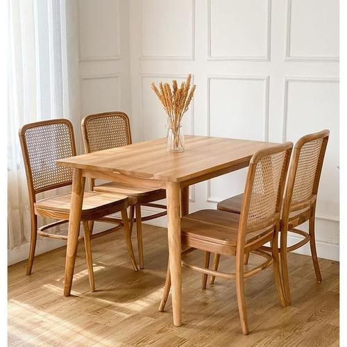 Jual Set Meja Makan Kursi Kacang Kayu Jati 4 Kursi 1 Meja - Sudah Warna - Kab. Jepara - MAKI ...