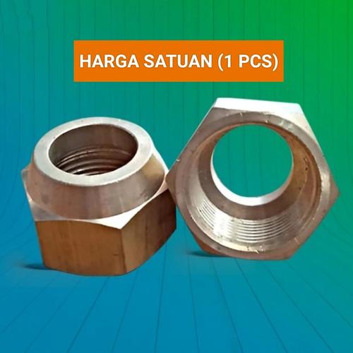 Jual Nut Nepel Pipa AC 1/2" Kuningan / Mur Niple AC / Neple Baut ...