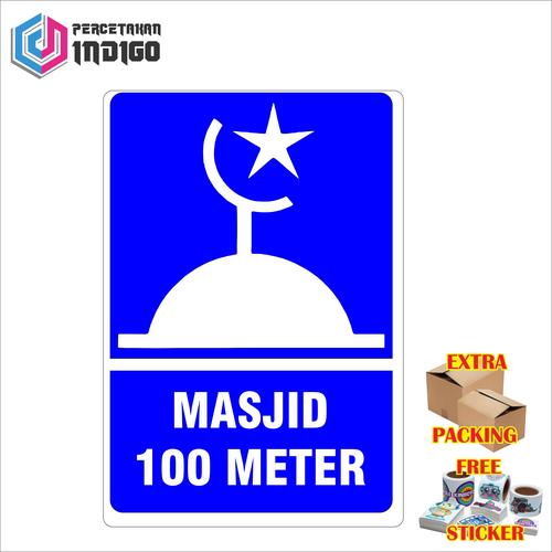 Jual plat alumunium rambu masjid 100 meter - 20X30 - Kab. Bekasi ...