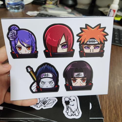 Jual Sticker Anime Set - PSS0003 - Akatsuki Set 5pcs - Jakarta Utara ...