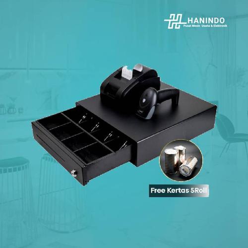 Jual PAKET ALAT KASIR ,PRINTER KASIR USB,CASH DRAWER,SCANNER BARCODE 1D ...