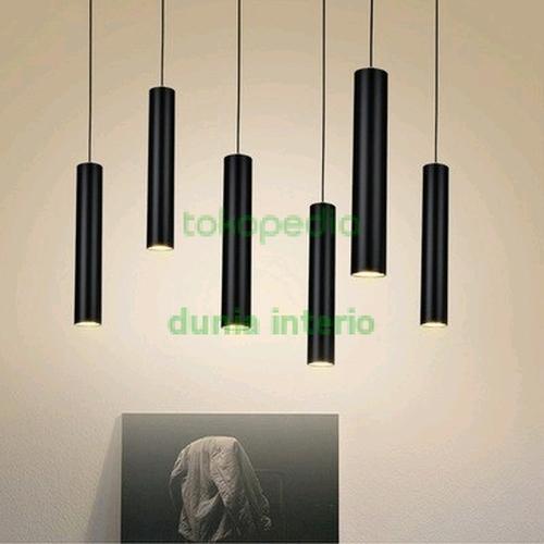 Jual Lampu Gantung Minimalis Tabung /Lampu Dekorasi/lampu cafe/lampu ...