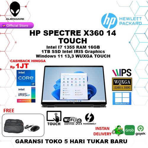 Promo Laptop Hp Spectre X360 14 TOUCH I7-1355 16GB 1TBSSD W11 13.5FHD ...