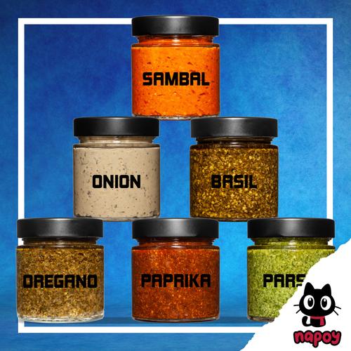 Jual Sticker Label Botol Toples Bumbu Dapur [Bisa Request, Isi 10 pcs ...