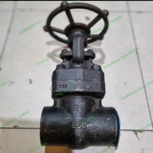 Jual Gate Valve 1 1/4" Inch DN32 Class 800 A-105 SW NPT - Jakarta Barat ...