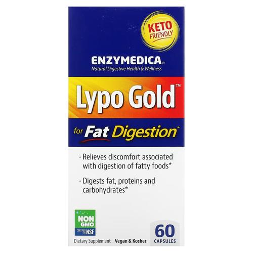 Jual Enzymedica, Lypo Gold, For Fat Digestion, 60 Capsules - Jakarta Pusat - FORHERI | Tokopedia