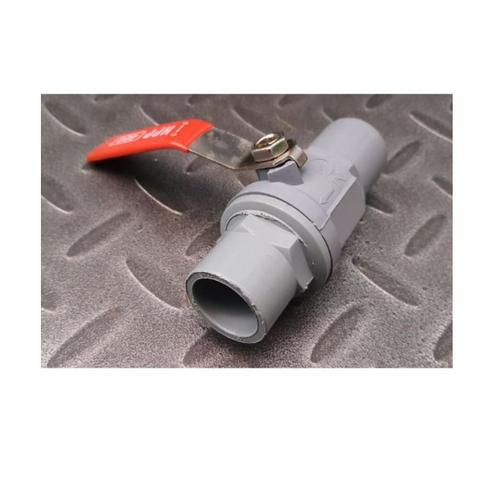 Jual Ball Valve StopKran 1/2 3/4 Polos Stop Kran Ballvalve PVC Gagang Besi - 1/2" inch - Kota ...