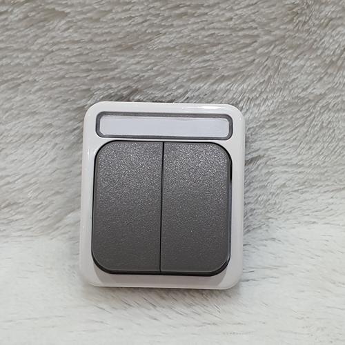 Jual Saklar seri ganda broco outdoor outbow ob timbul ip44 tahan air ...